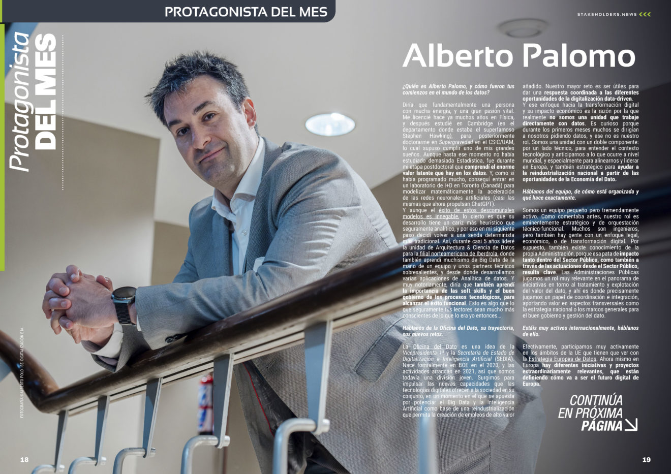 Alberto Palomo Protagonista del Mes - Stakeholders.news